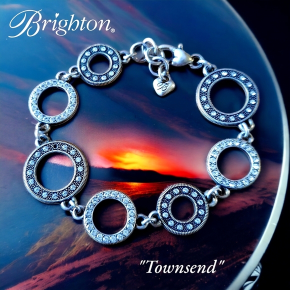 Brighton | Jewelry | Brighton Townsend Crystal And Beaded Bracelet ...